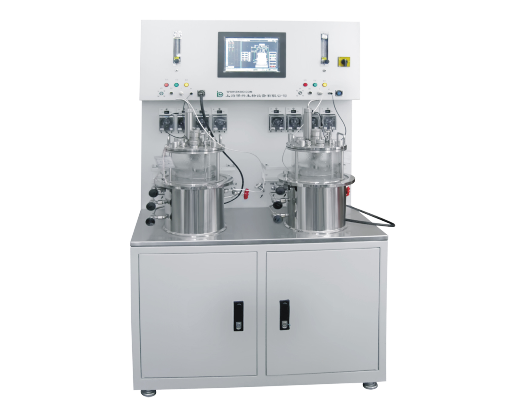Three-station parallel glass fermentation tank_Parallel fermentation ...